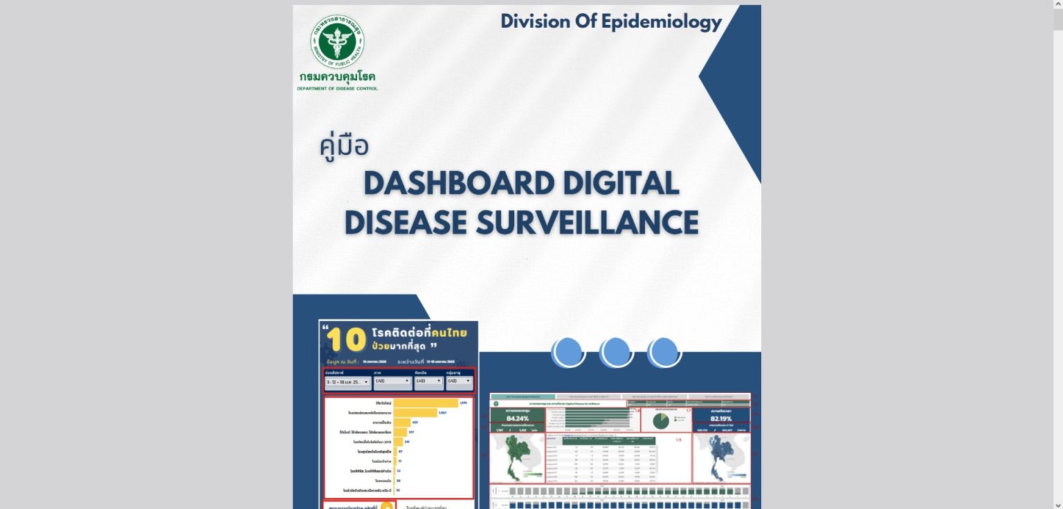 ระบบเฝ้าระวังโรคดิจิทัล DDS - DOE Data Warehouse